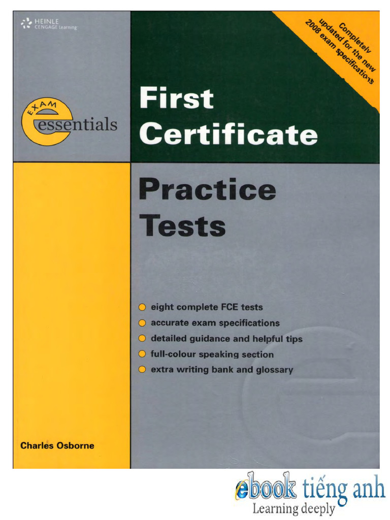 First Certificate Practice Tests | PDF