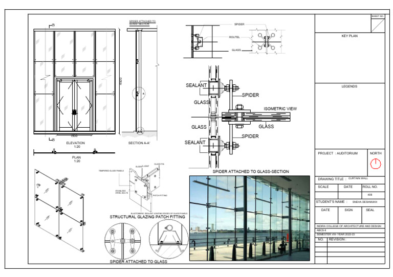Curtain Wall Isometric Drawing Details | PDF | Building Engineering ...