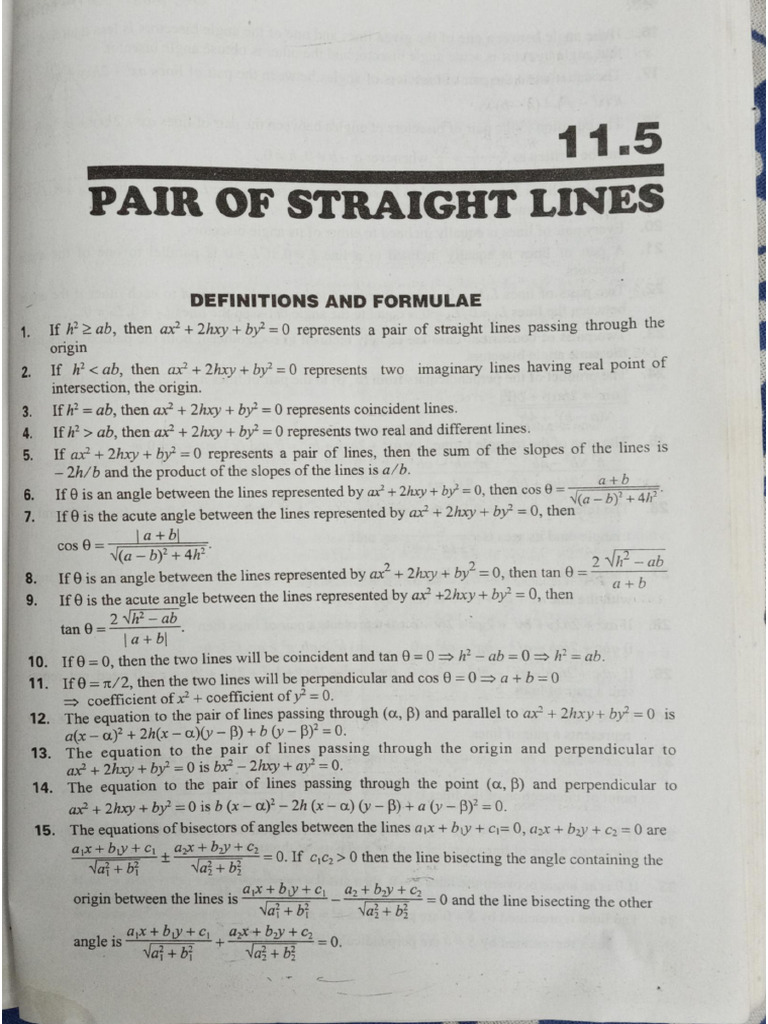 Pair of St. Lines | PDF