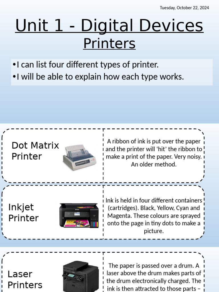 DIGITAL DEVICES Printers | PDF | Printer (Computing) | Publishing