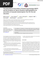 IADT Guidelines for Tooth Avulsion Management | PDF | Dentistry ...