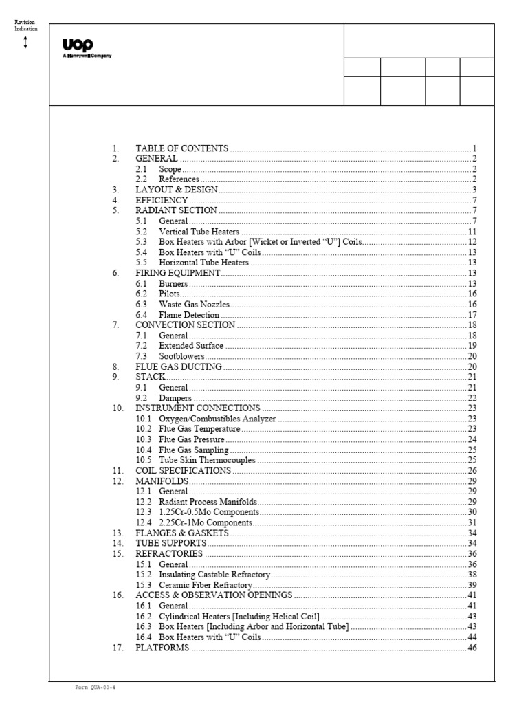 UOP 2 12 v6 [2009] Fired Heaters | PDF | Pipe (Fluid Conveyance ...