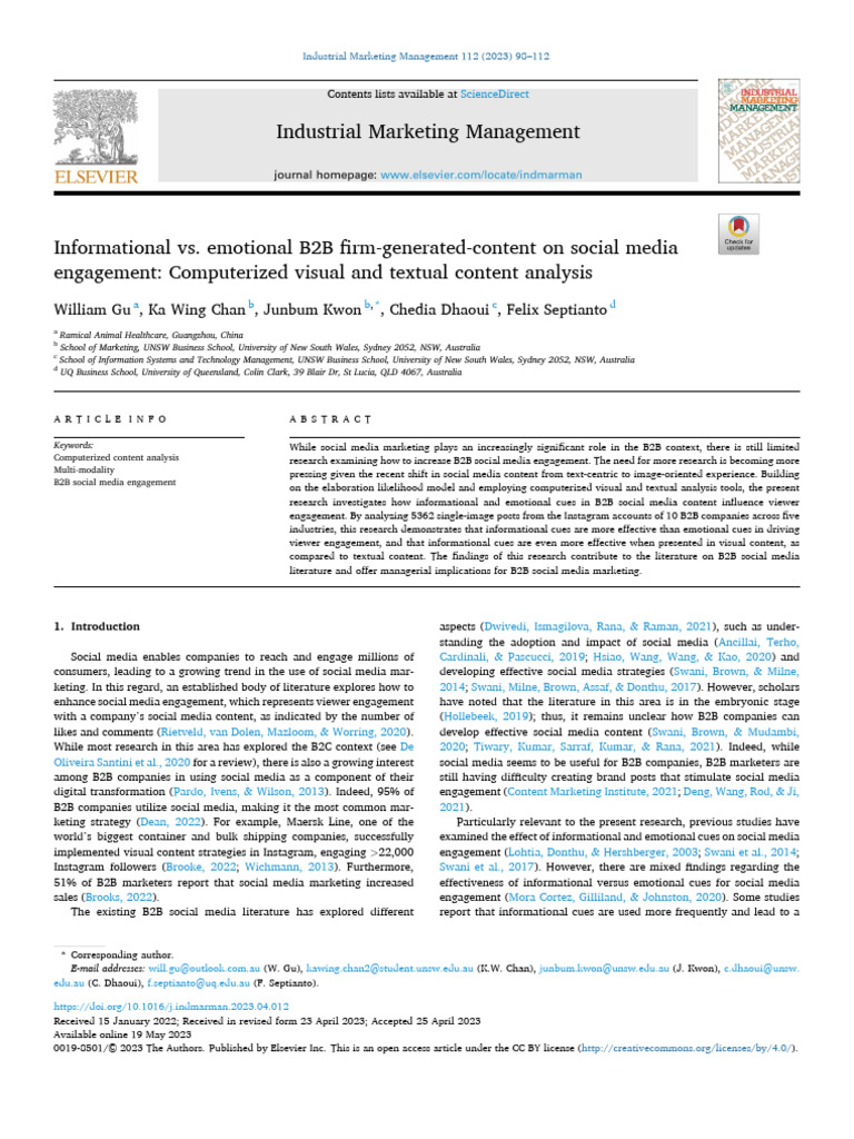 Gu Et Al., 2023 | PDF | Cognition