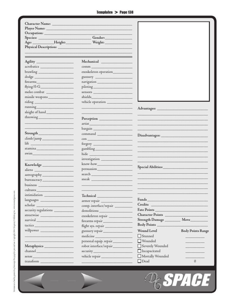 d6 space | PDF