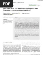 IADT Guidlelines Update | PDF | Health Sciences | Tooth