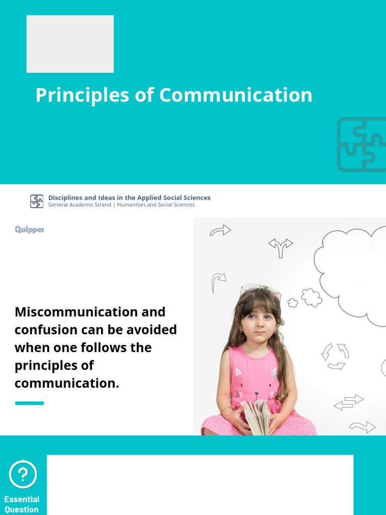 Principles of Communication | PDF | Communication | Cognition