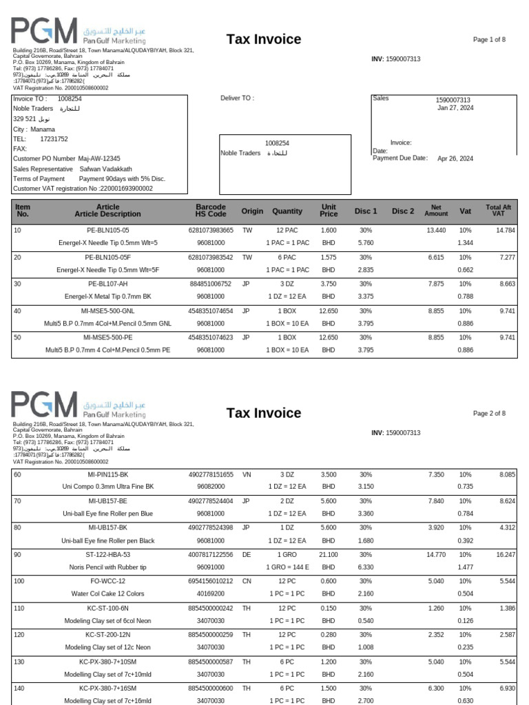 Al Wasat Plus | PDF | Value Added Tax | Accounting