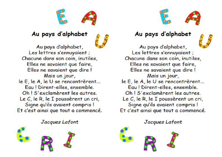2024 2 Ce1 Au Pays de L'alphabet | PDF