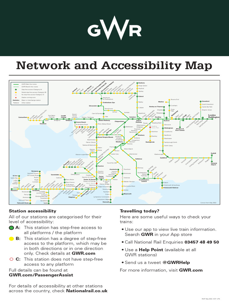 Accessibility Network Map Poster | PDF