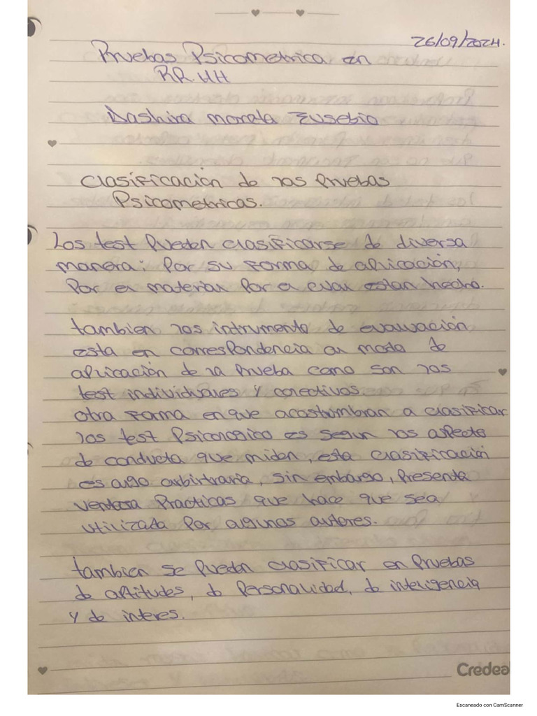 Clasificación de Los Test | PDF