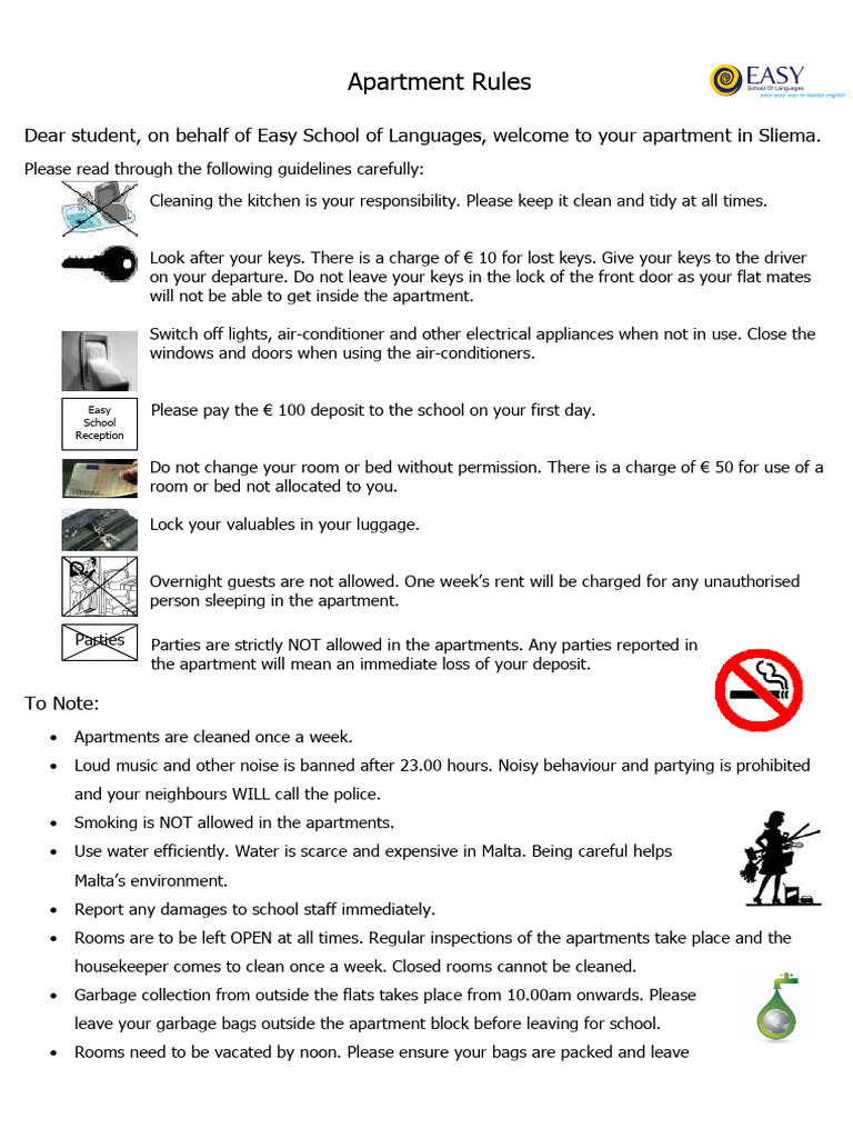 SGB Apartments Rules With Map-1 | PDF | Apartment