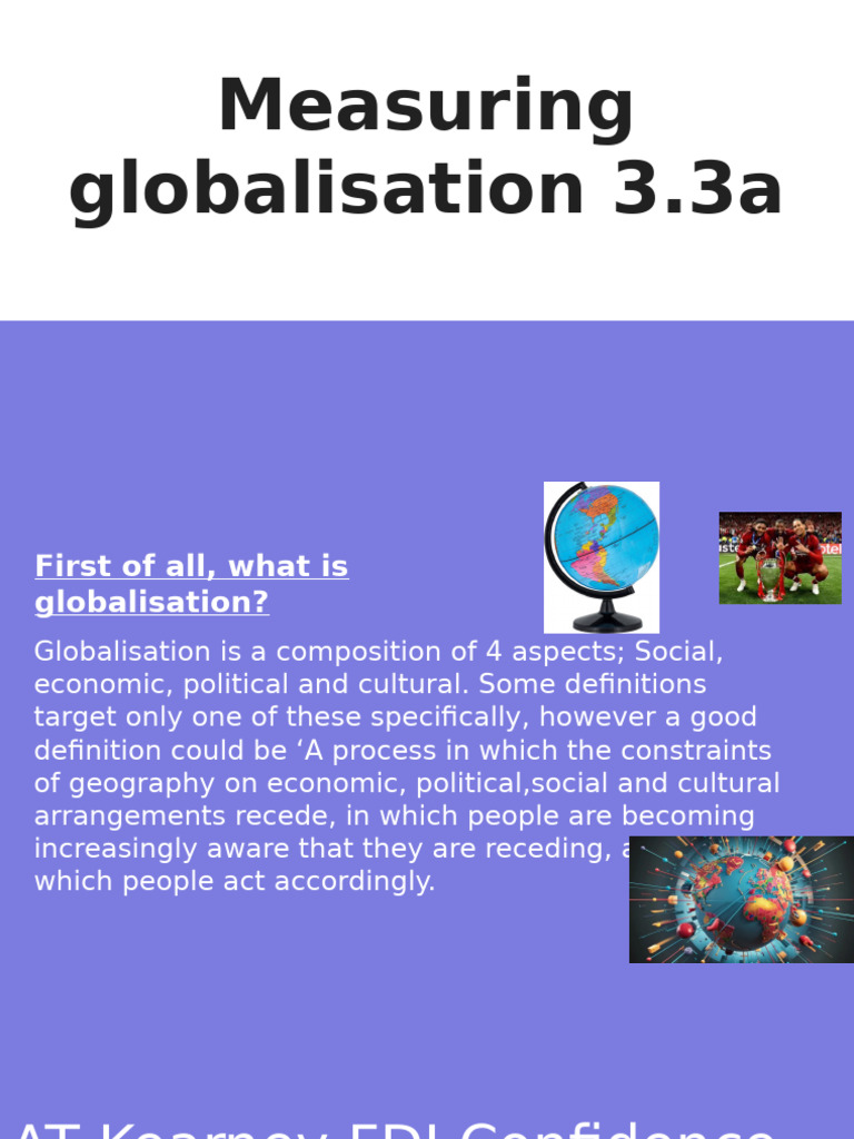 Understanding Globalisation Metrics | PDF | Globalization | Foreign ...