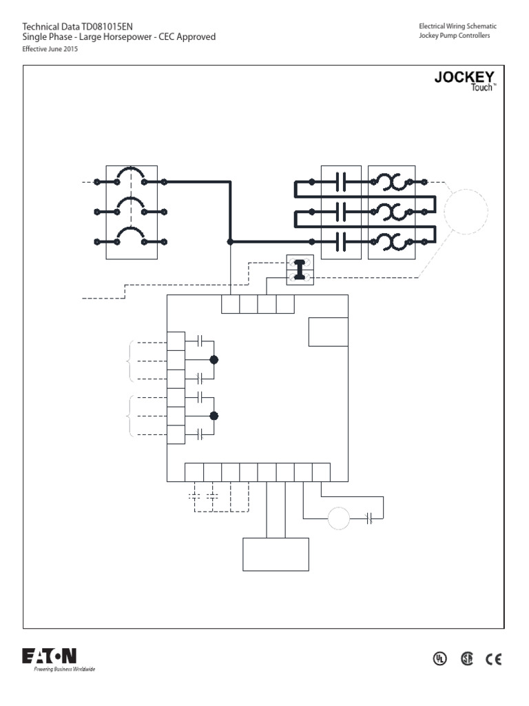 Jockey Pump Controller Wiring Schematic | PDF | Equipment | Electrical ...