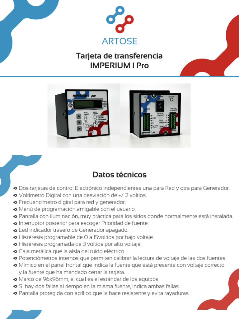 FICHA TECNICA TARJETA IMPERIUM I Pro 2022 - C | PDF | Bienes ...