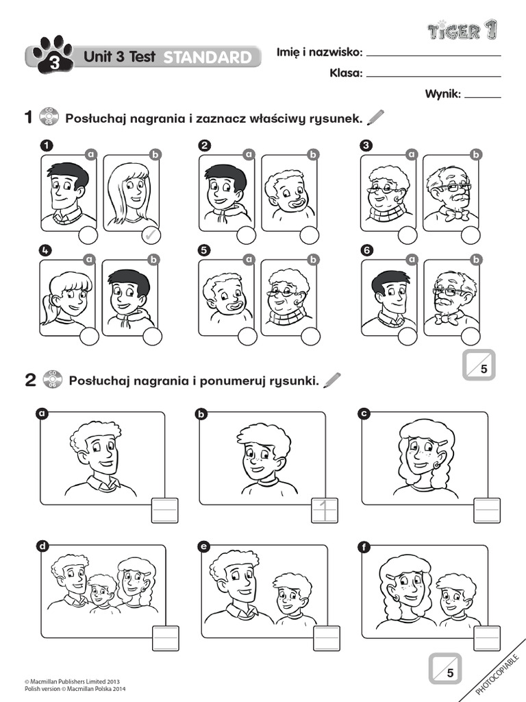 Unit 3 Test STANDARD Tiger 1 | PDF