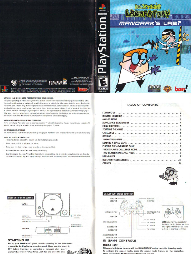 Dexter's Laboratory - Mandark's Lab (USA) | PDF