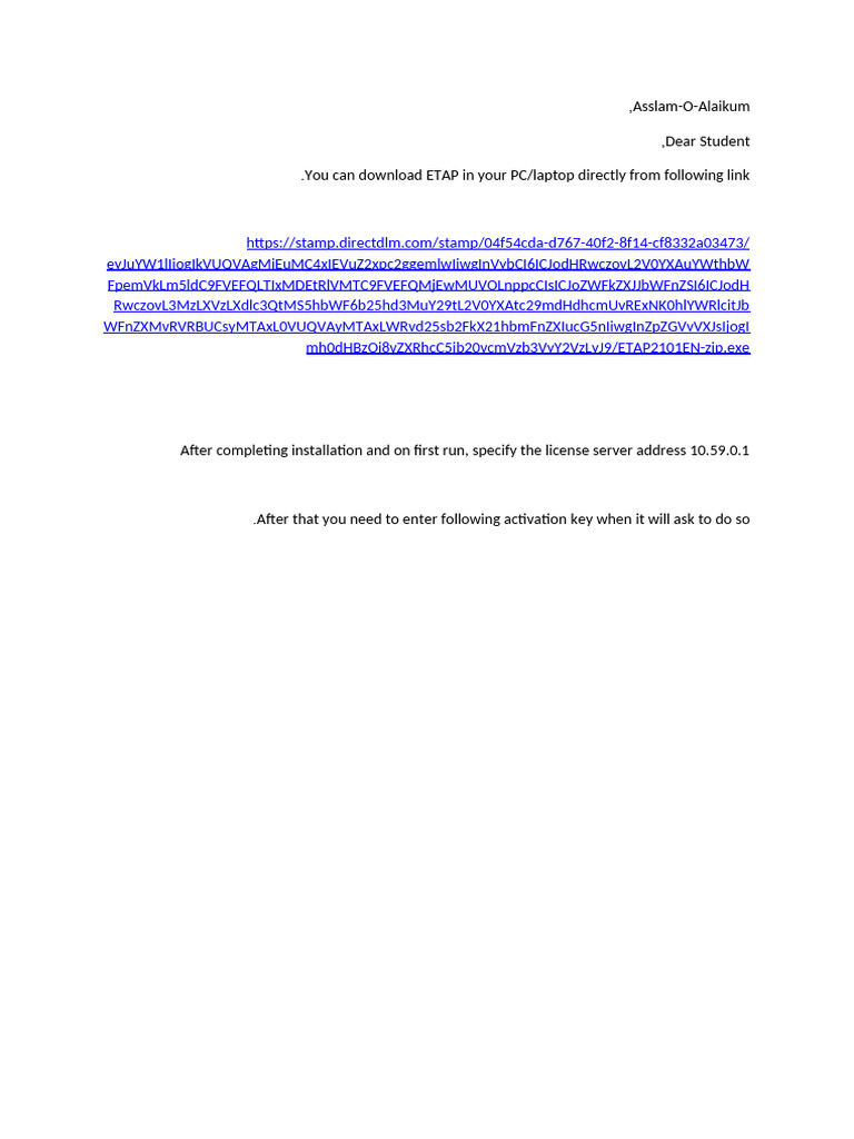 ETAP Software Download Guide | PDF