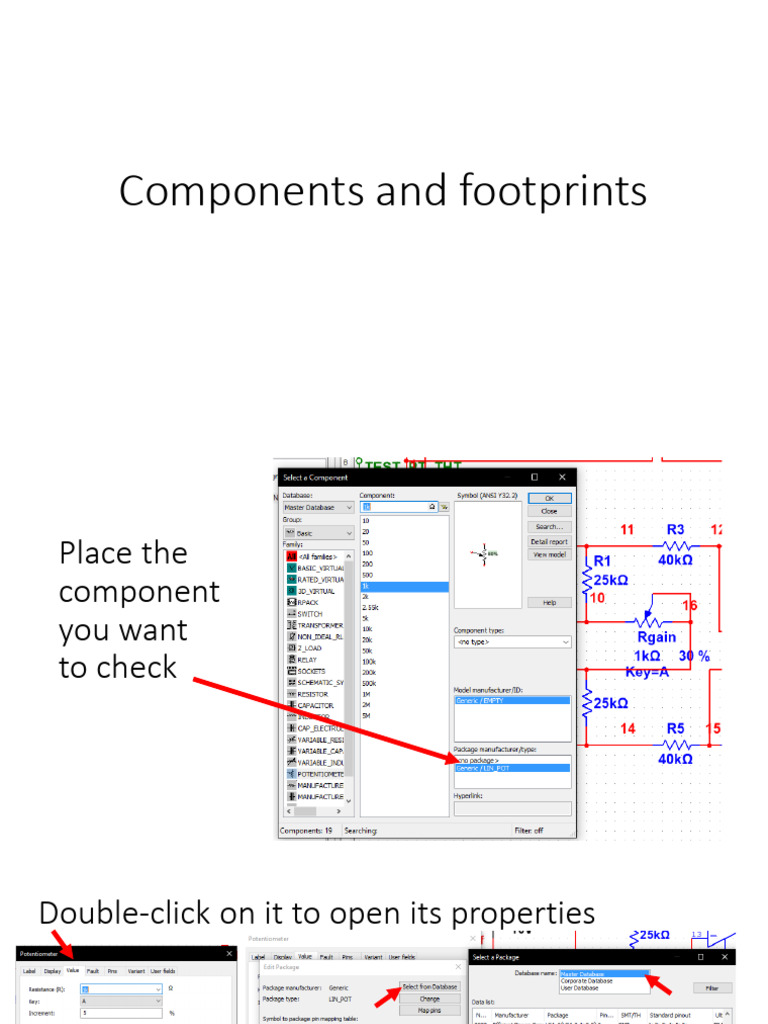 Presentation 3 - Components and Footprints | PDF