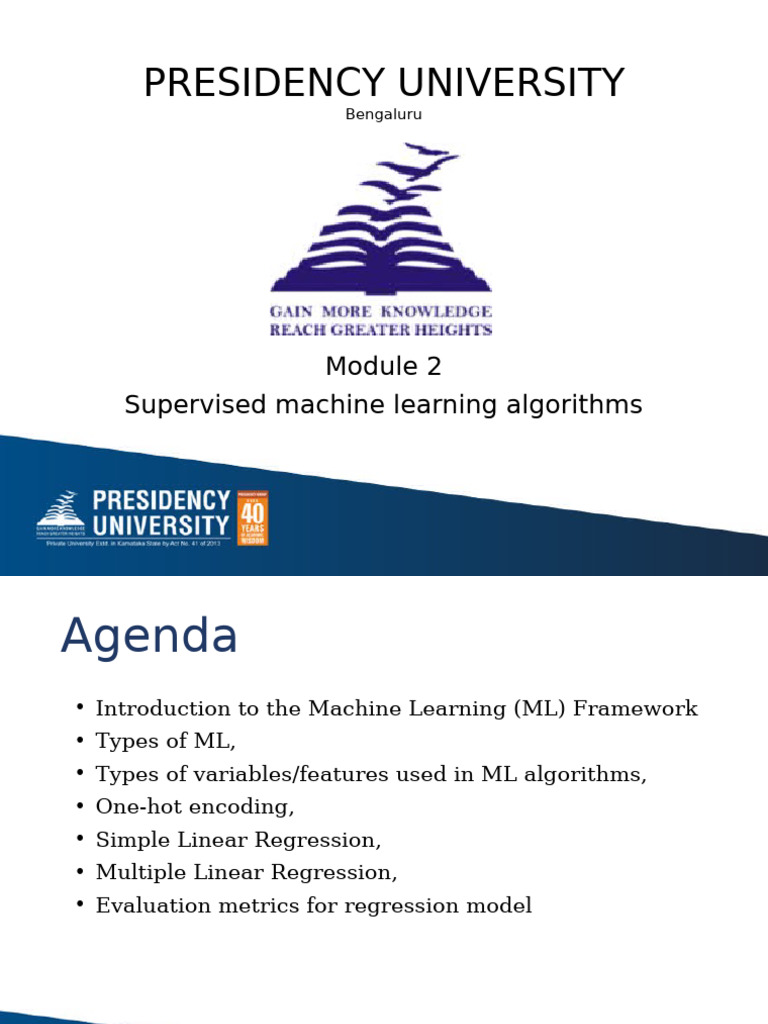 Module 2 - PART 1 | PDF | Machine Learning | Linear Regression