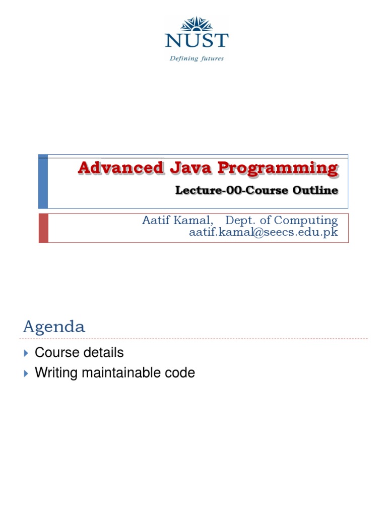Lecture01 Introduction And How To Write A Maintainable Code Pdf Boolean Data Type Control Flow