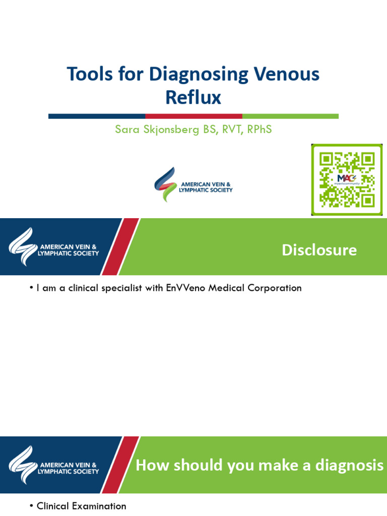 Tools For Diagnosing Venous Reflux | PDF | Vein | Medical Ultrasound