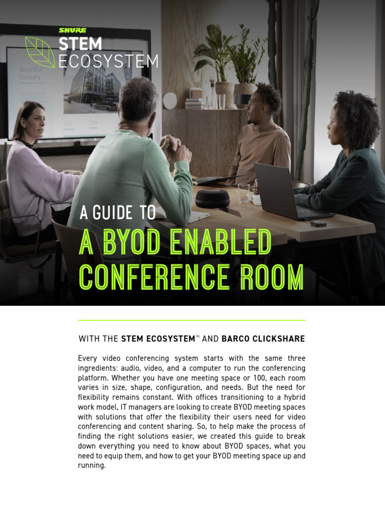 A Guide To A Byod Enabled Conference Room | PDF | Usb | Network Switch