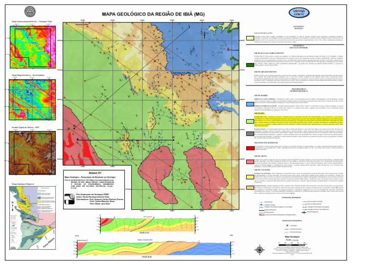 Anexo 01 Mapa Geol Gico | PDF | Geociências | Geologia