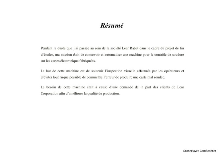 Résumé Pfe | PDF