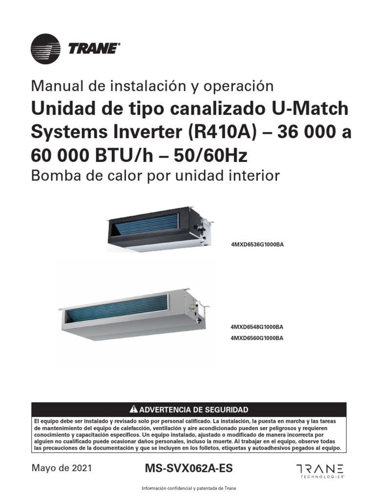 IOM-ES-U-Match Systems Inverter - 50-60Hz-4MXD65-MS-SVX062A-ES-02032023 ...