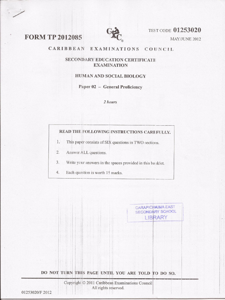 HSB June 2012 p2 | PDF