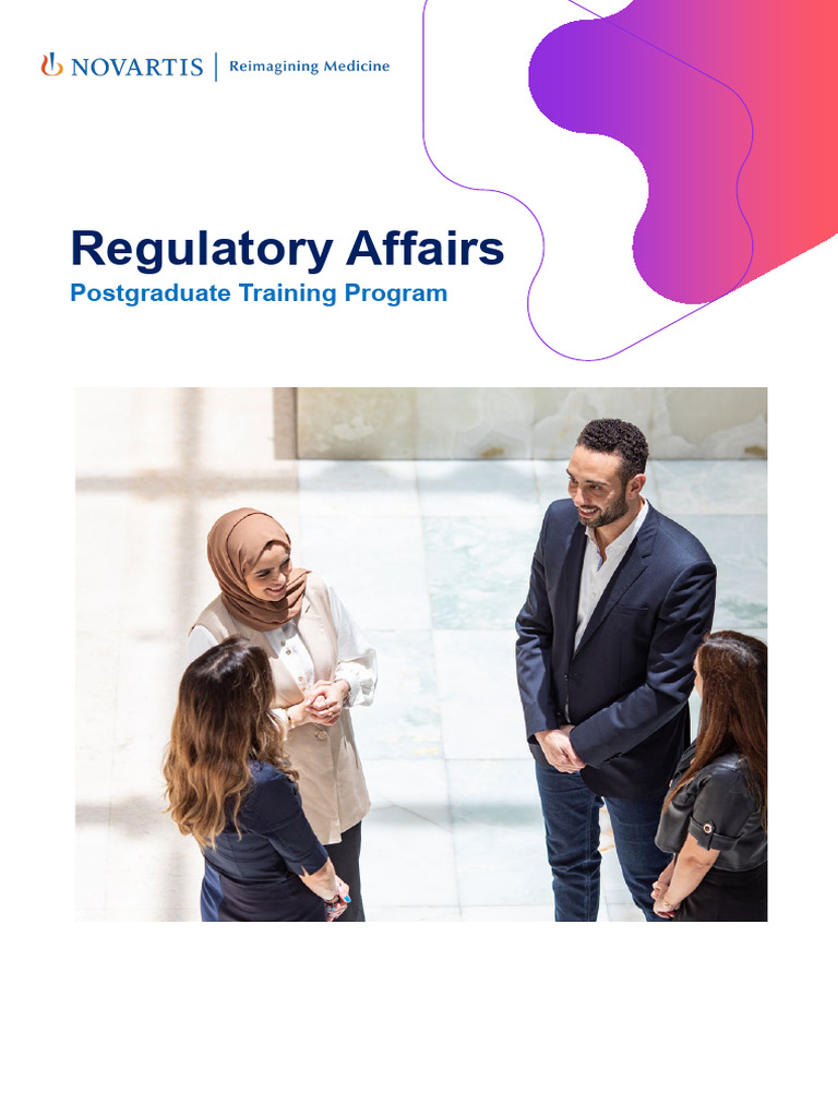 Regulatory Affairs Postgraduate Training Program | PDF | Novartis