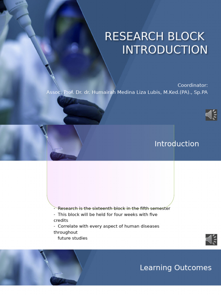 Research Block Introduction | PDF | Multiple Choice | Observation