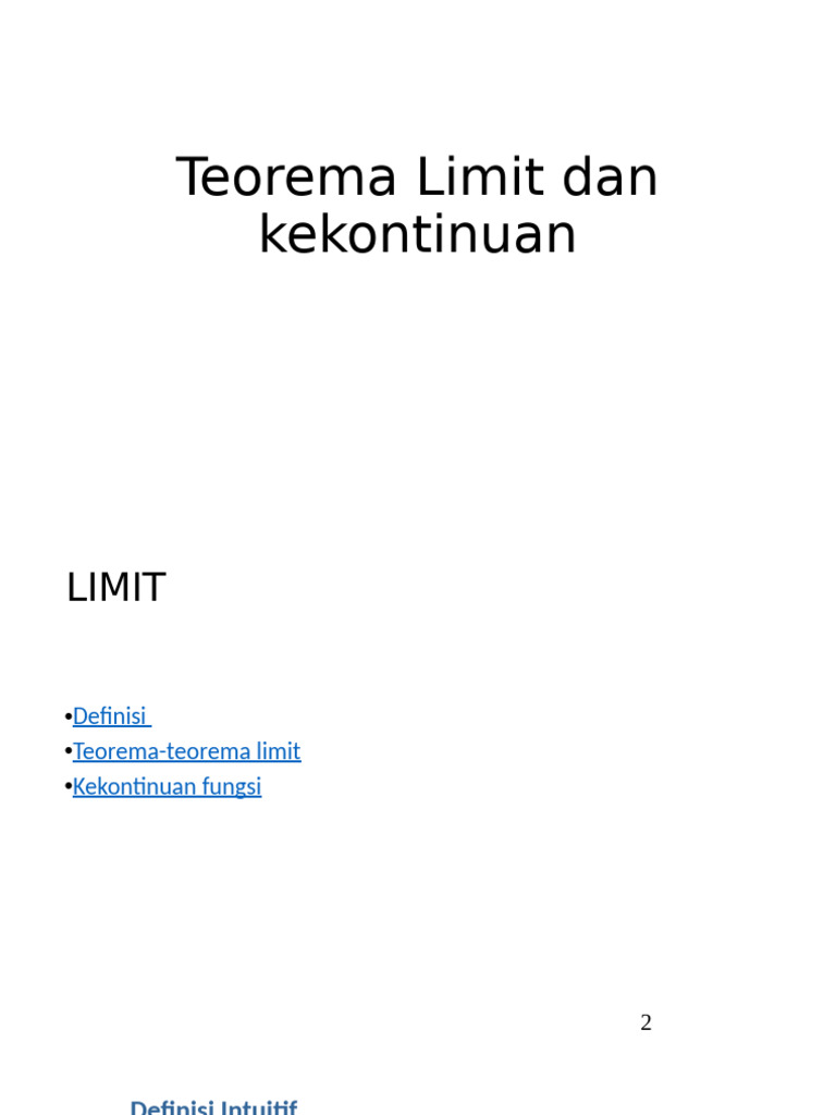 Teorema Limit | PDF