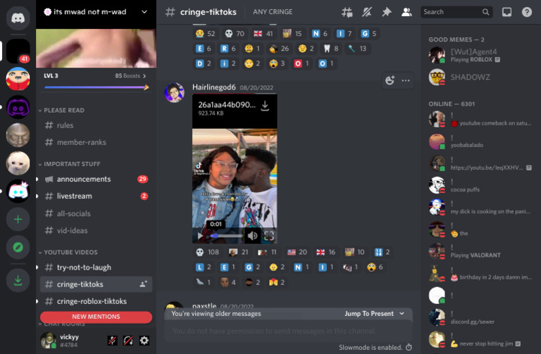 Discord #Cringe-Tiktoks Its Mwad Not M-Wad | PDF | Computer Network ...