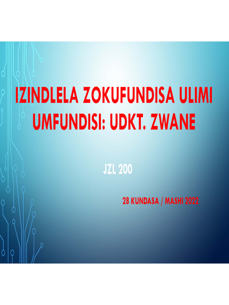 Izindlela Zokufundisa Ulimi | PDF