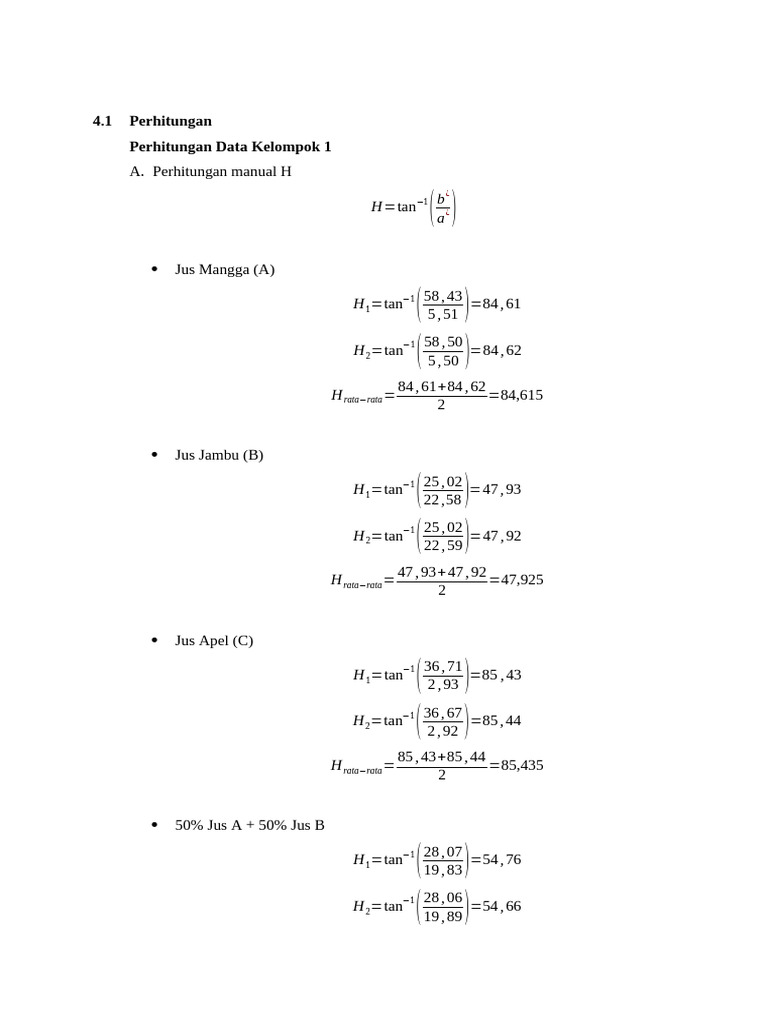 Perhitungan | PDF