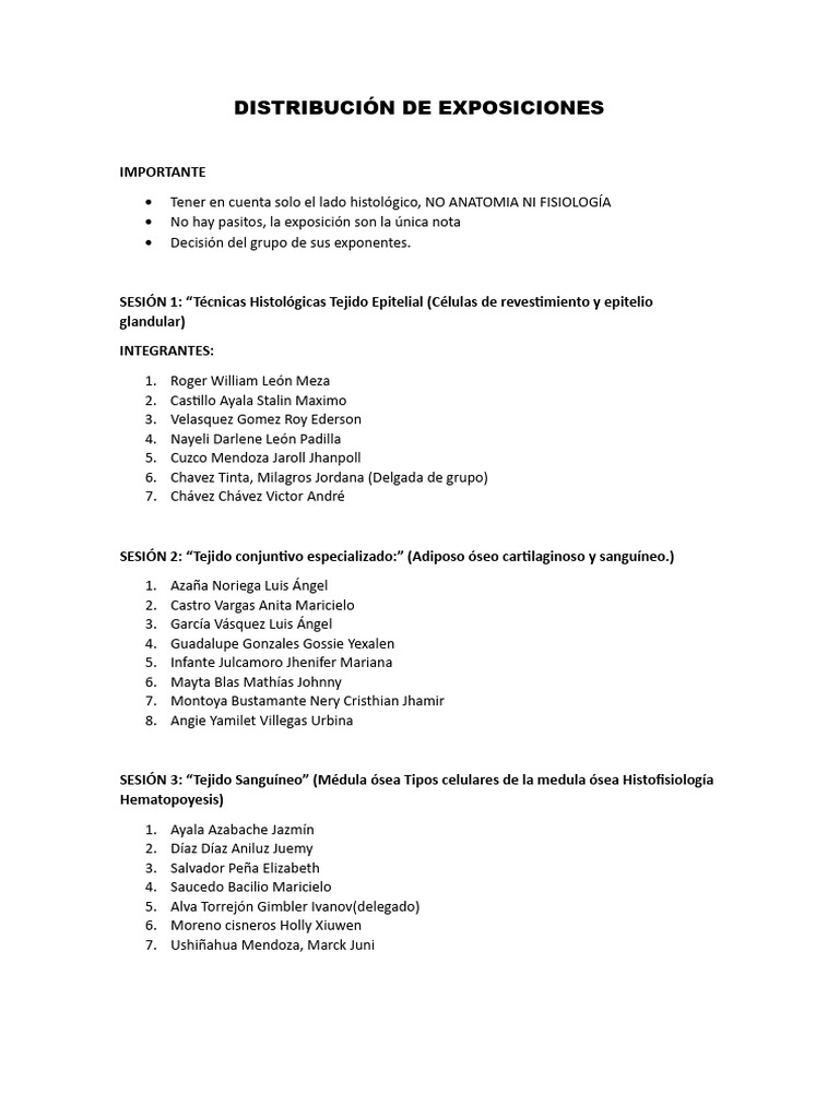 Distribución de Exposiciones | PDF