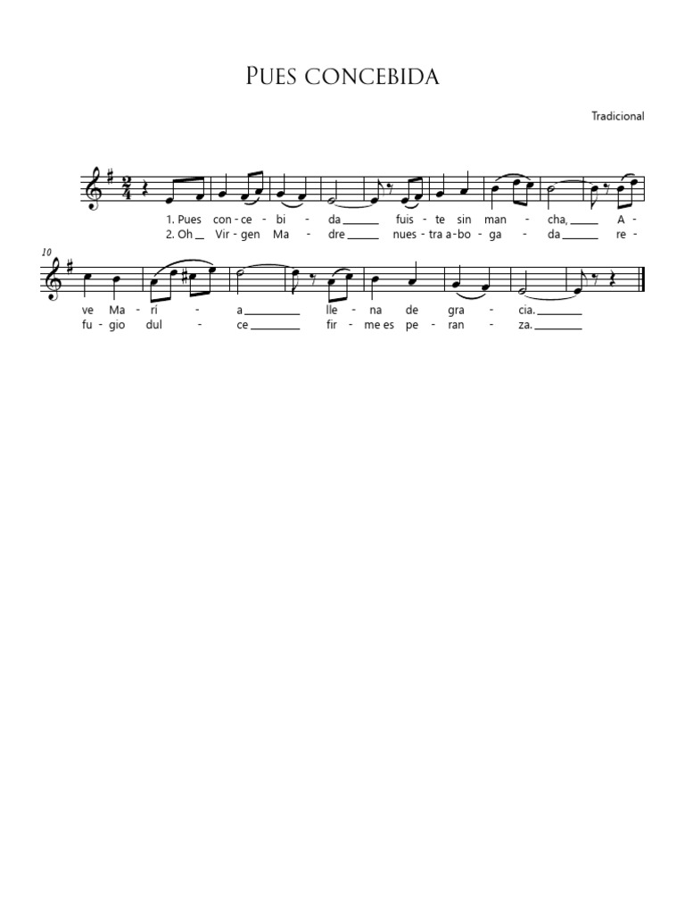 Pues Concebida | PDF