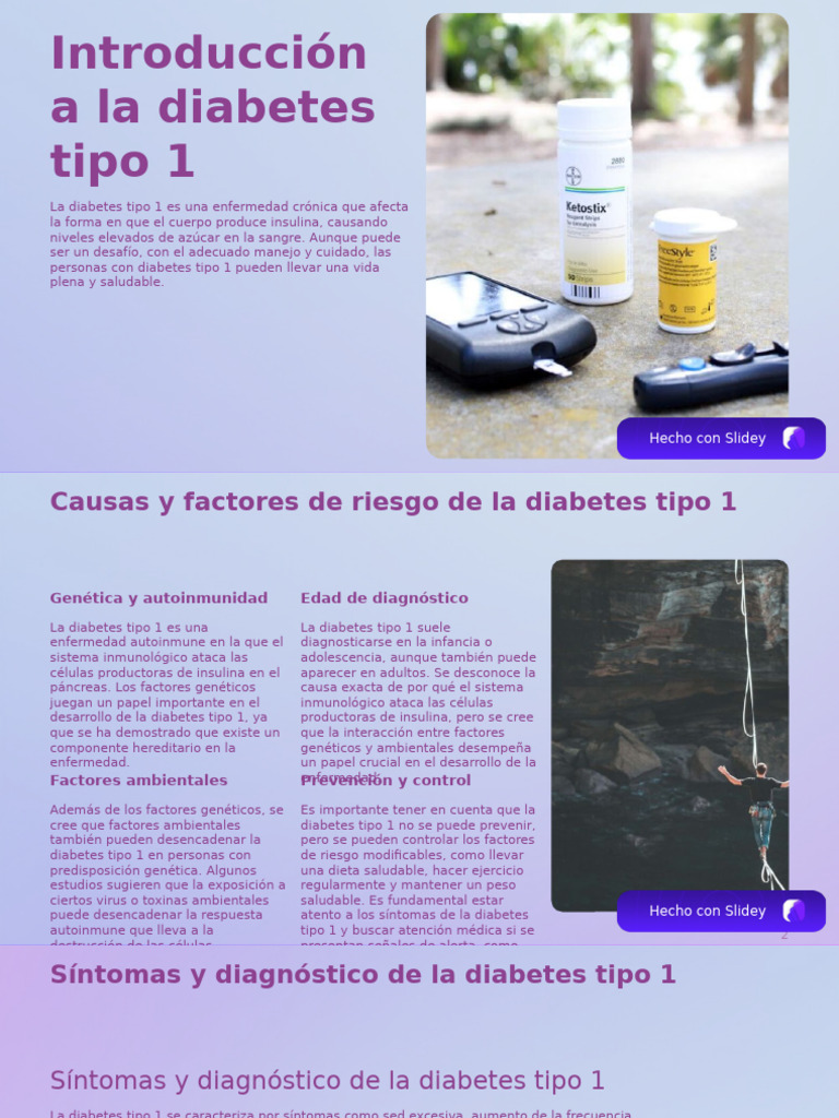 Diabetes Tipo 1 | PDF | Diabetes | Medicina CLINICA