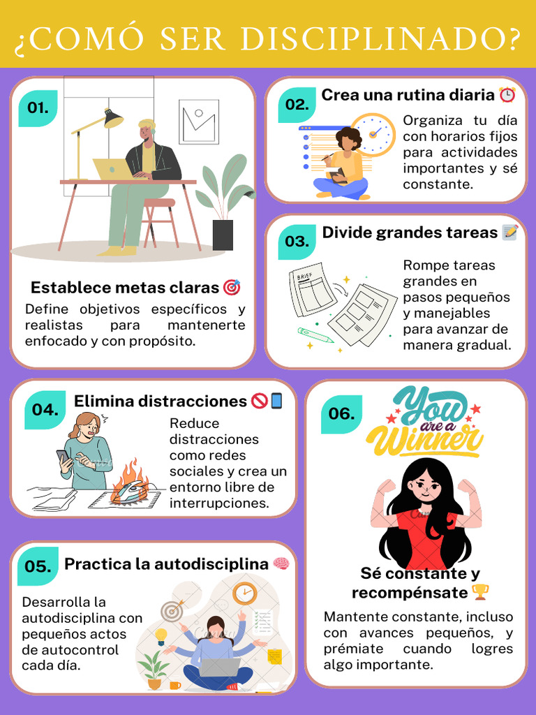 ¿Comó Ser Disciplinado | PDF