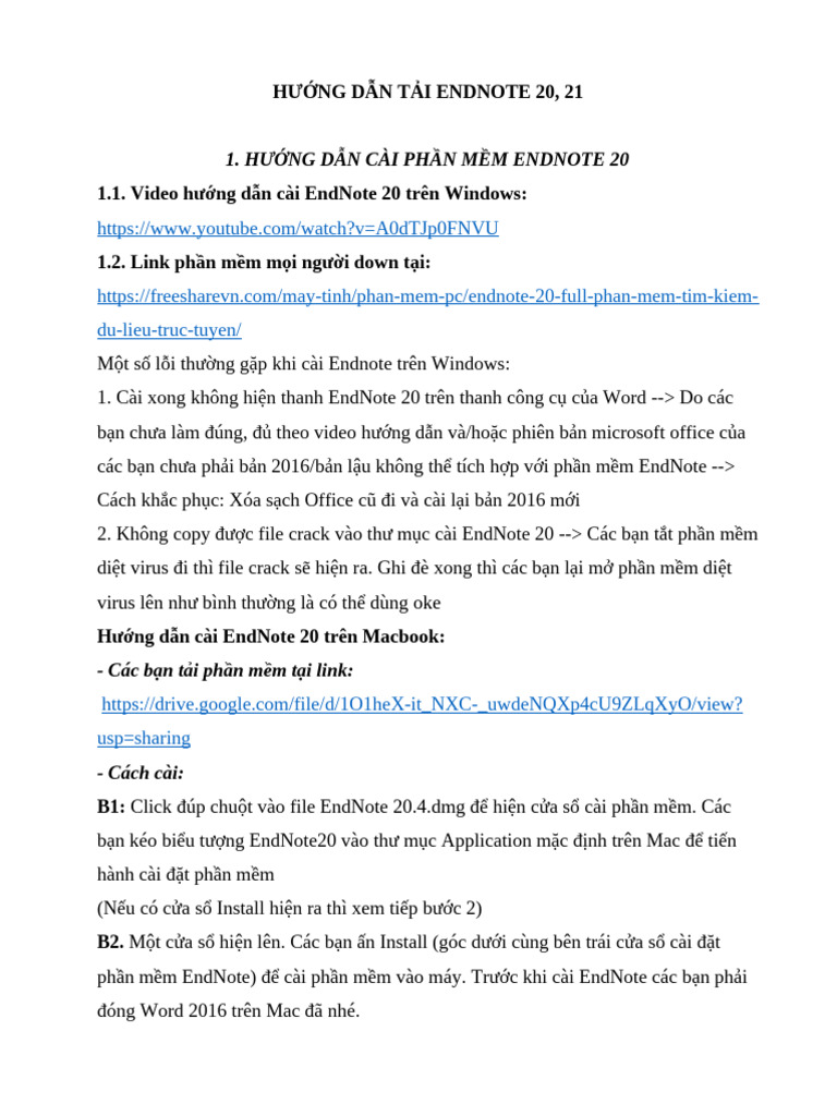 huong-dan-tai-va-cai-phan-mem-endnote-20-va-21 | PDF
