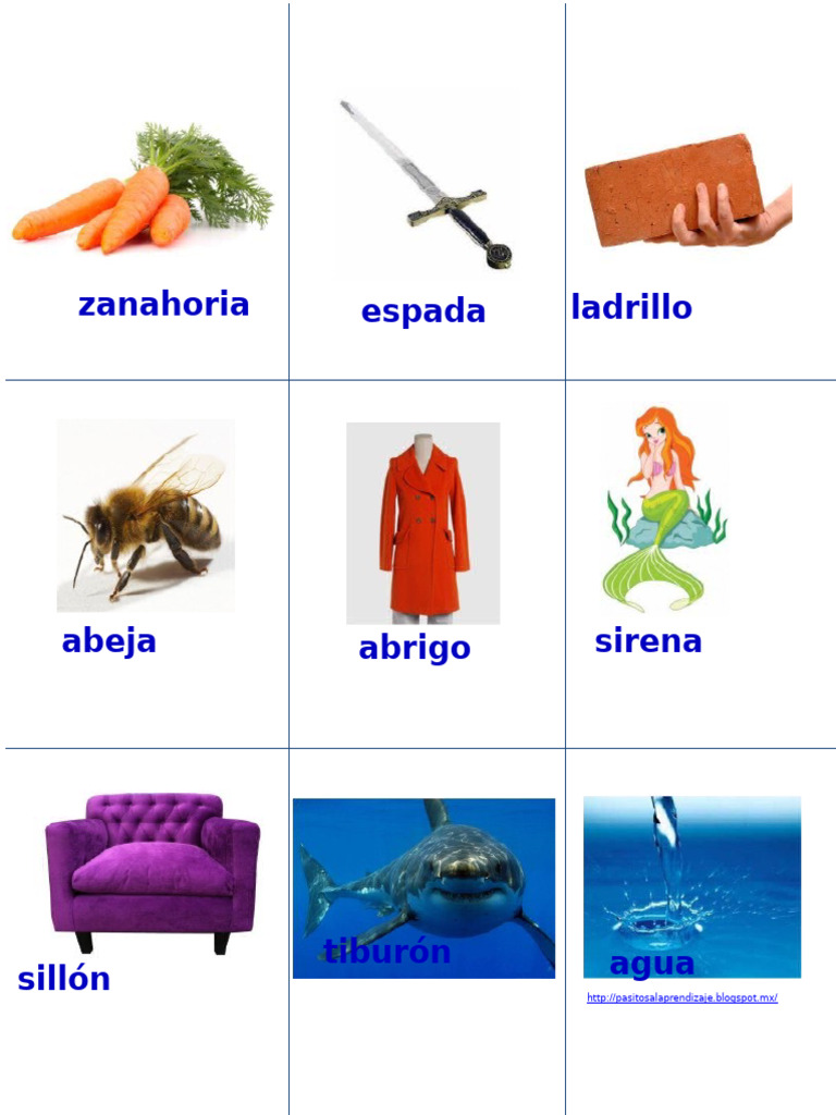 Loteria Las Letras | PDF