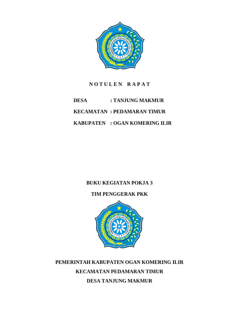 Cover File Buku PKK | PDF