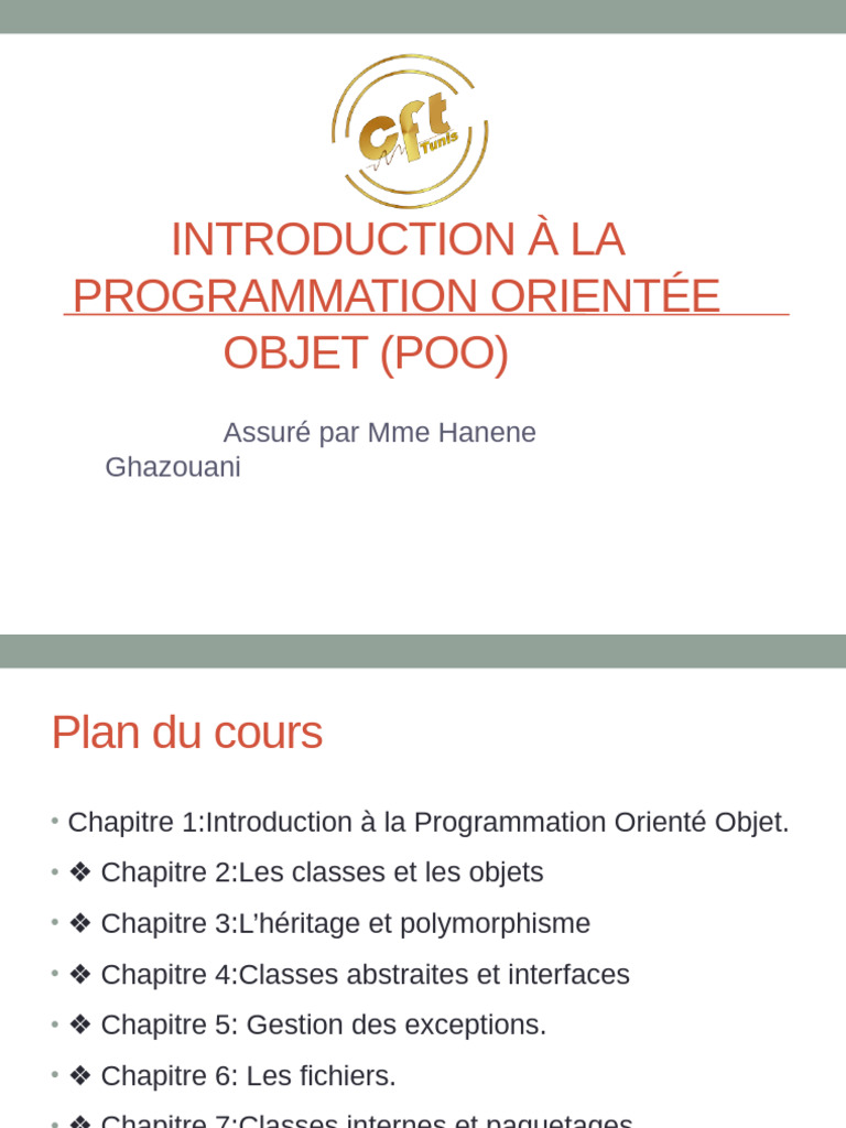 Cours 1 Access | PDF | Programmation informatique | Programmation orientée objet