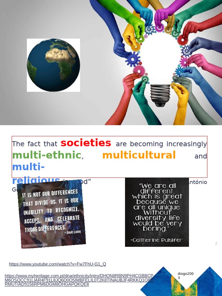 Multiculturaliusm Vocabulary and Concept | PDF | Prejudices ...