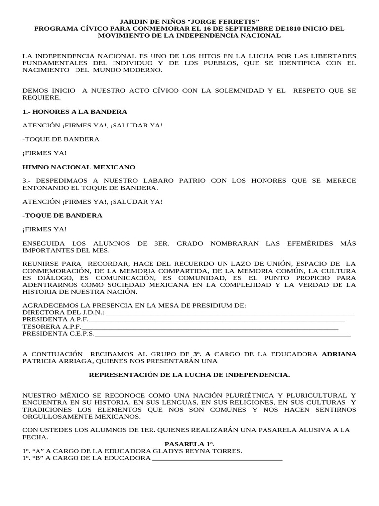 Programa Septiembre 23-24 | PDF | México