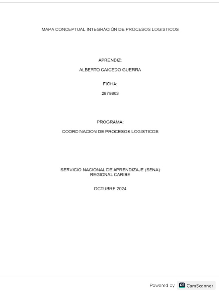 mapa conceptual integración de procesos | PDF