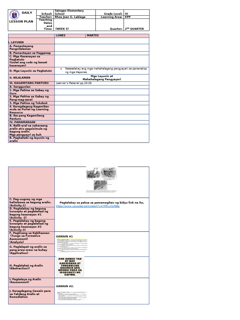 DLP AP 6 Q2 W5 | PDF