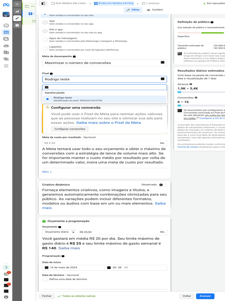 Gerenciador de Anúncios - Gerenciar Anúncios - Campanhas - Editar | PDF | Aplicativo para ...