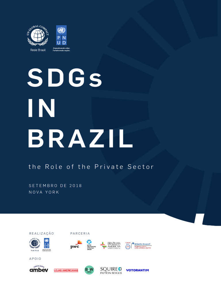 SDGs in Brazil - Booklet - 1 - Português - v6 | PDF | Brasil | Agricultura